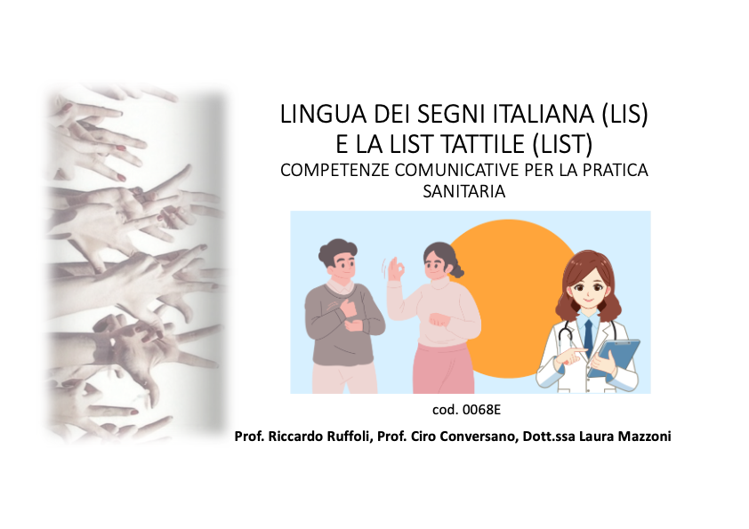 LIS e LIST pratica sanitaria UNIPI | CLI - Centro Linguistico Pisa